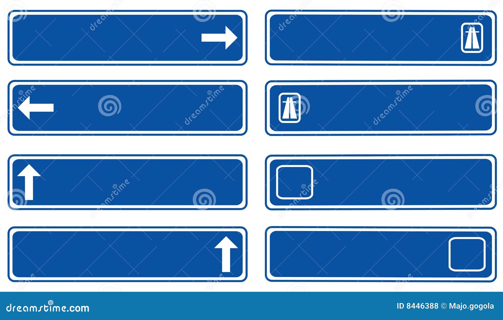 Direction boards stock illustration. Illustration of boards - 8446388