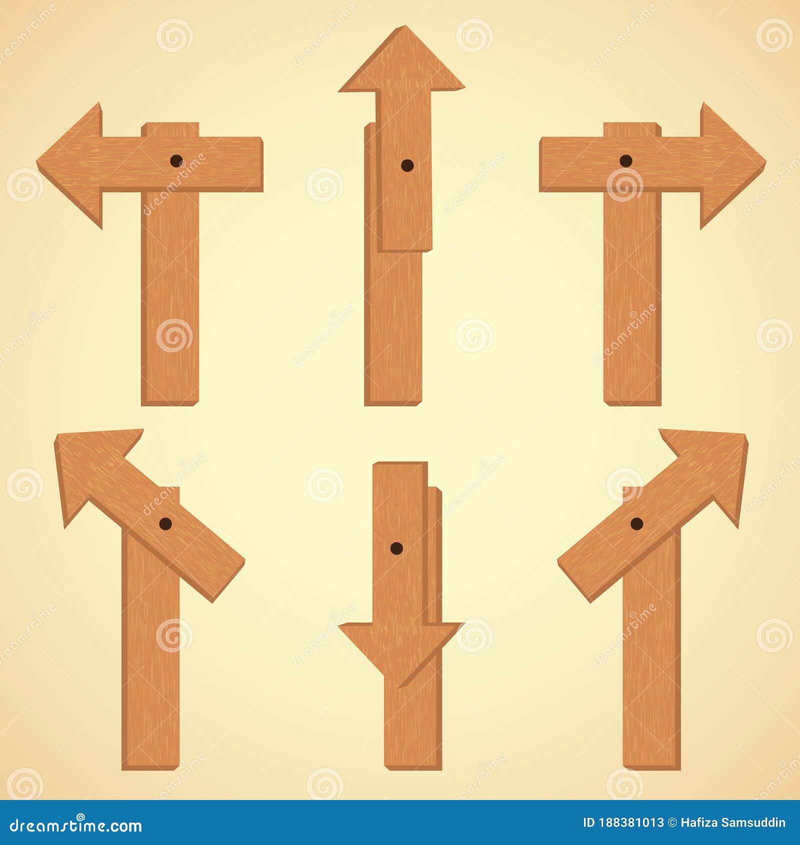 Direction Boards. Vector Illustration Decorative Design Stock Vector ...