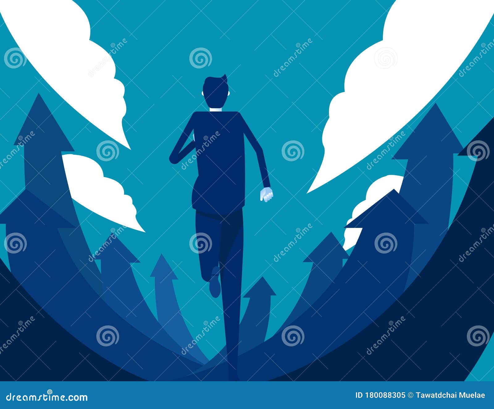 Direction and Challenge. Business Planning and Strategy Concept Stock ...