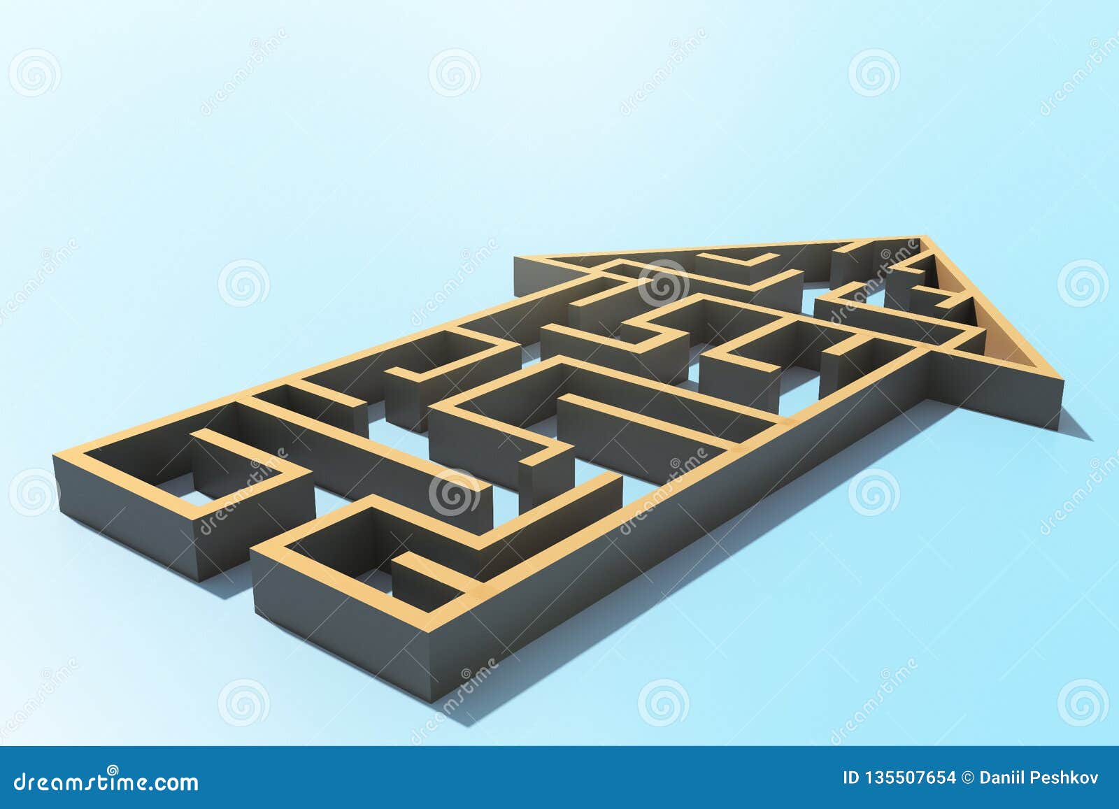 Direction, Challenge and Forward Concept Stock Illustration ...