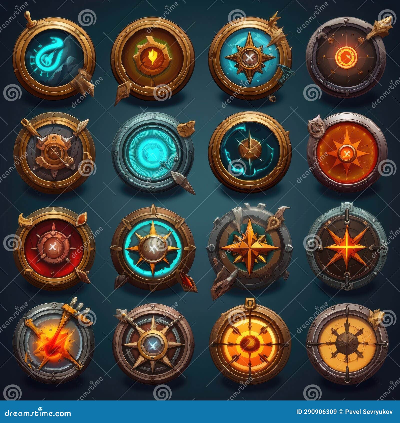 Direction Compass Game Ai Generated Stock Image - Image of star ...