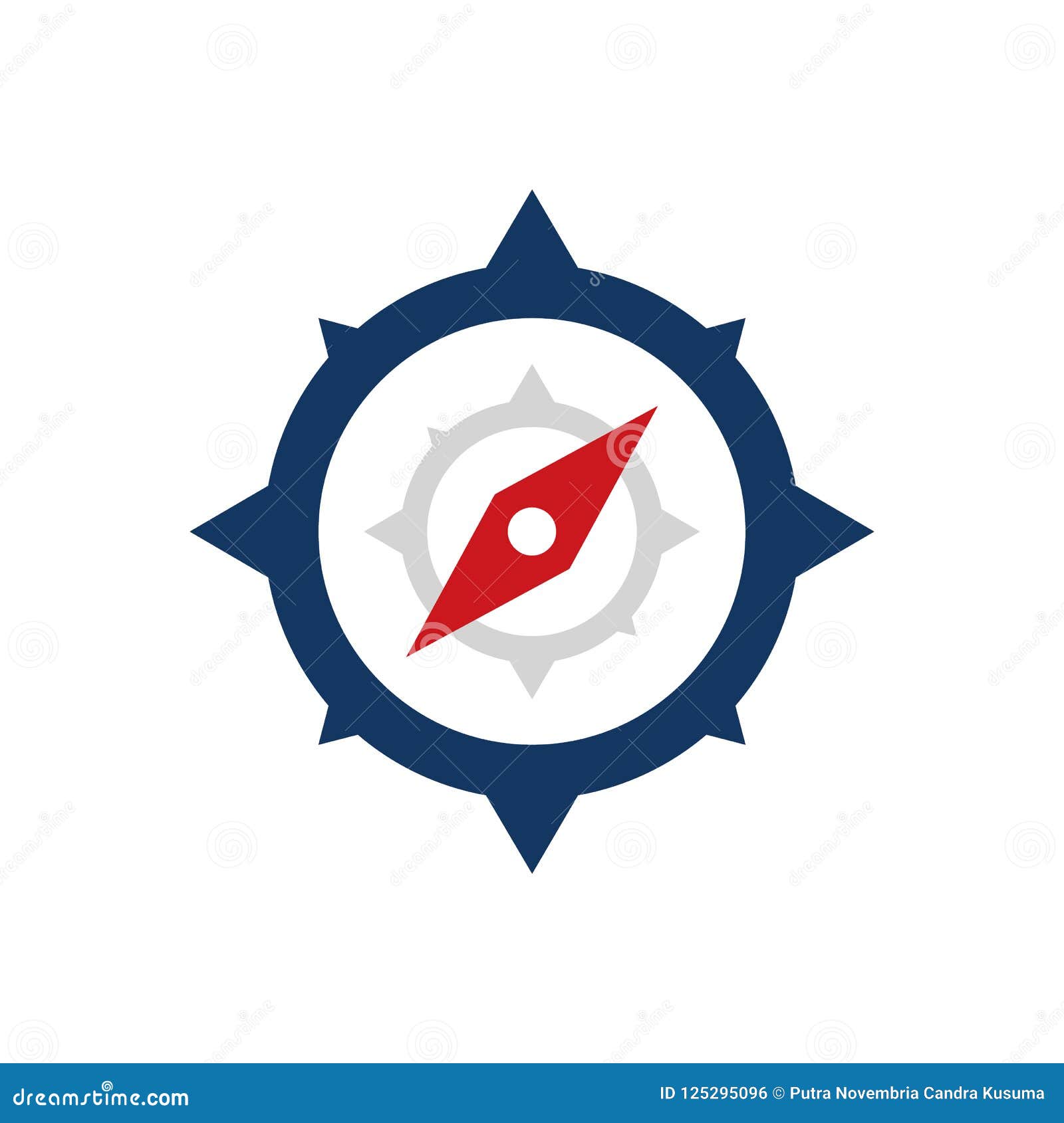 Direction Compass Logo Icon Design Stock Vector - Illustration of ...