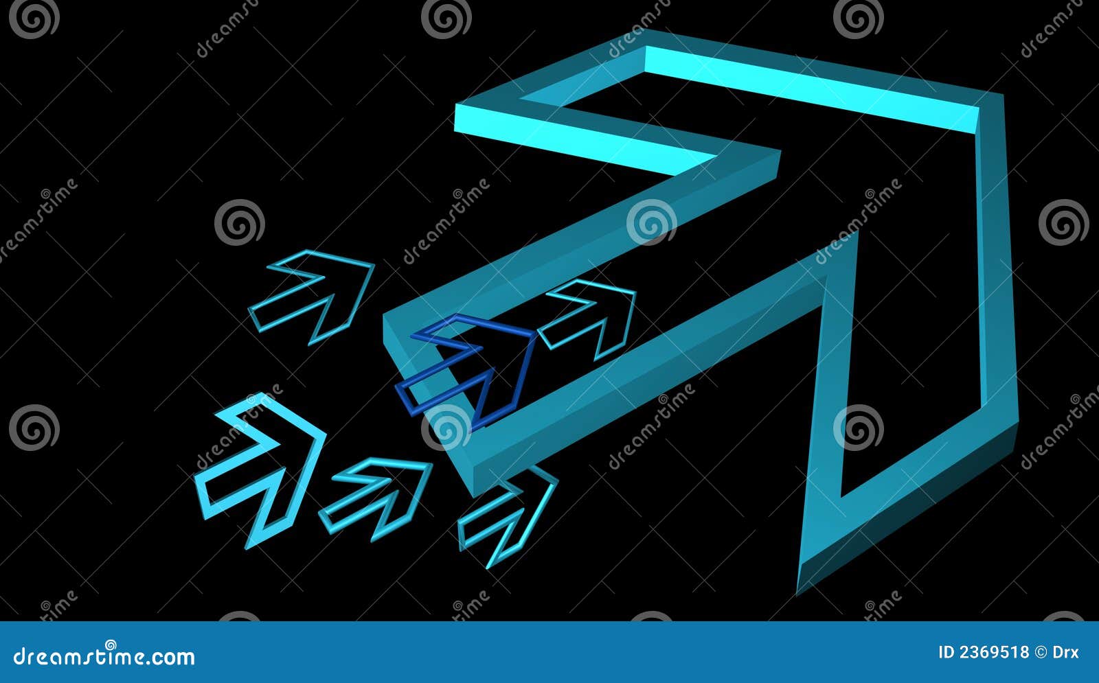 Direction concept arrows stock illustration. Illustration of element ...