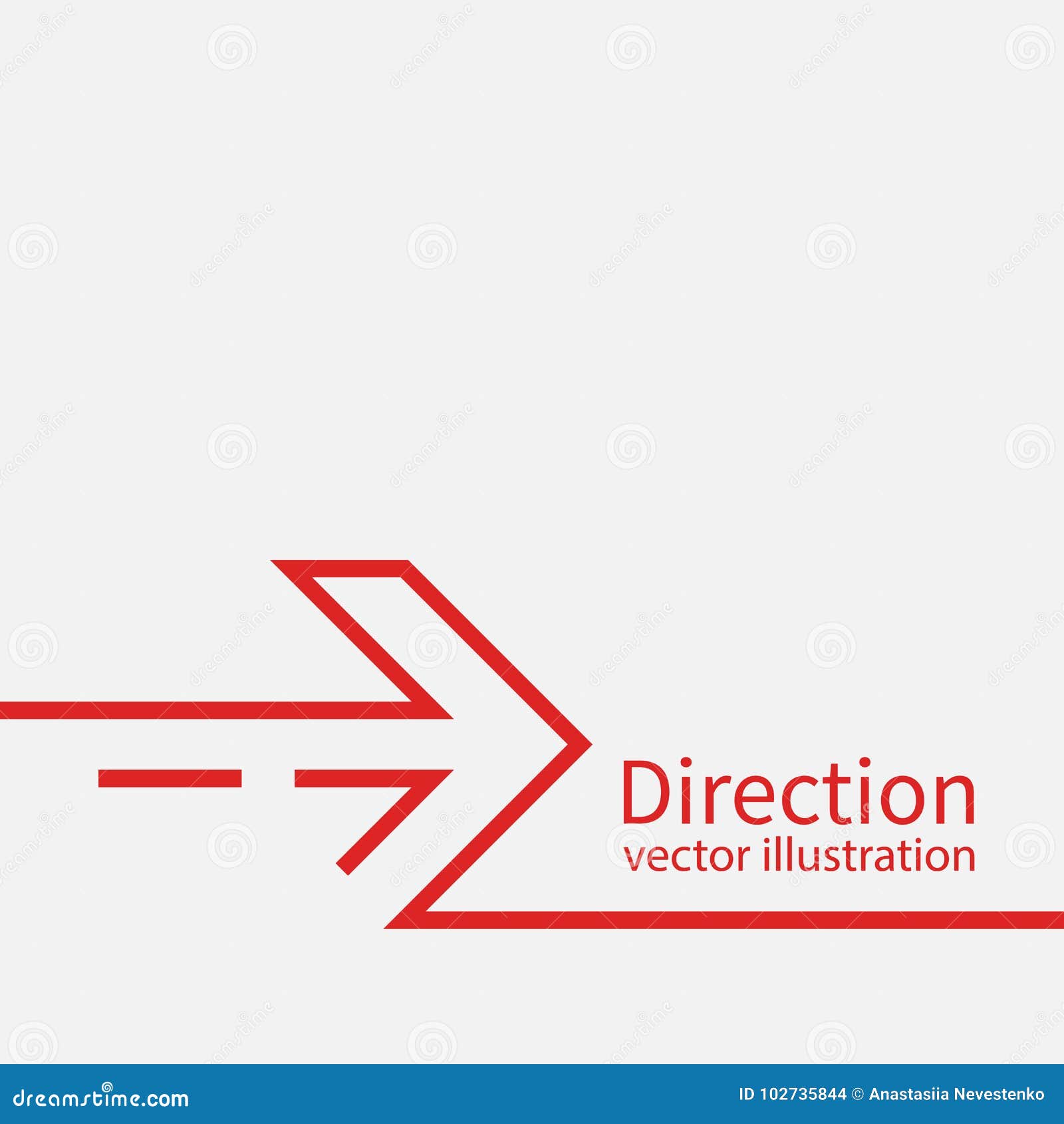 Direction concept vector stock vector. Illustration of directional ...