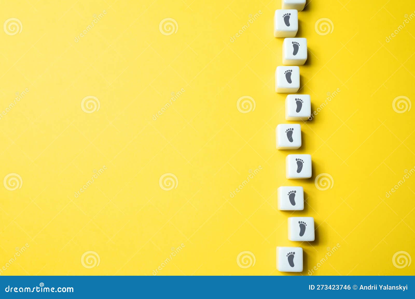 Direction from Footprints on Blocks. Progress and Success are Achieved ...