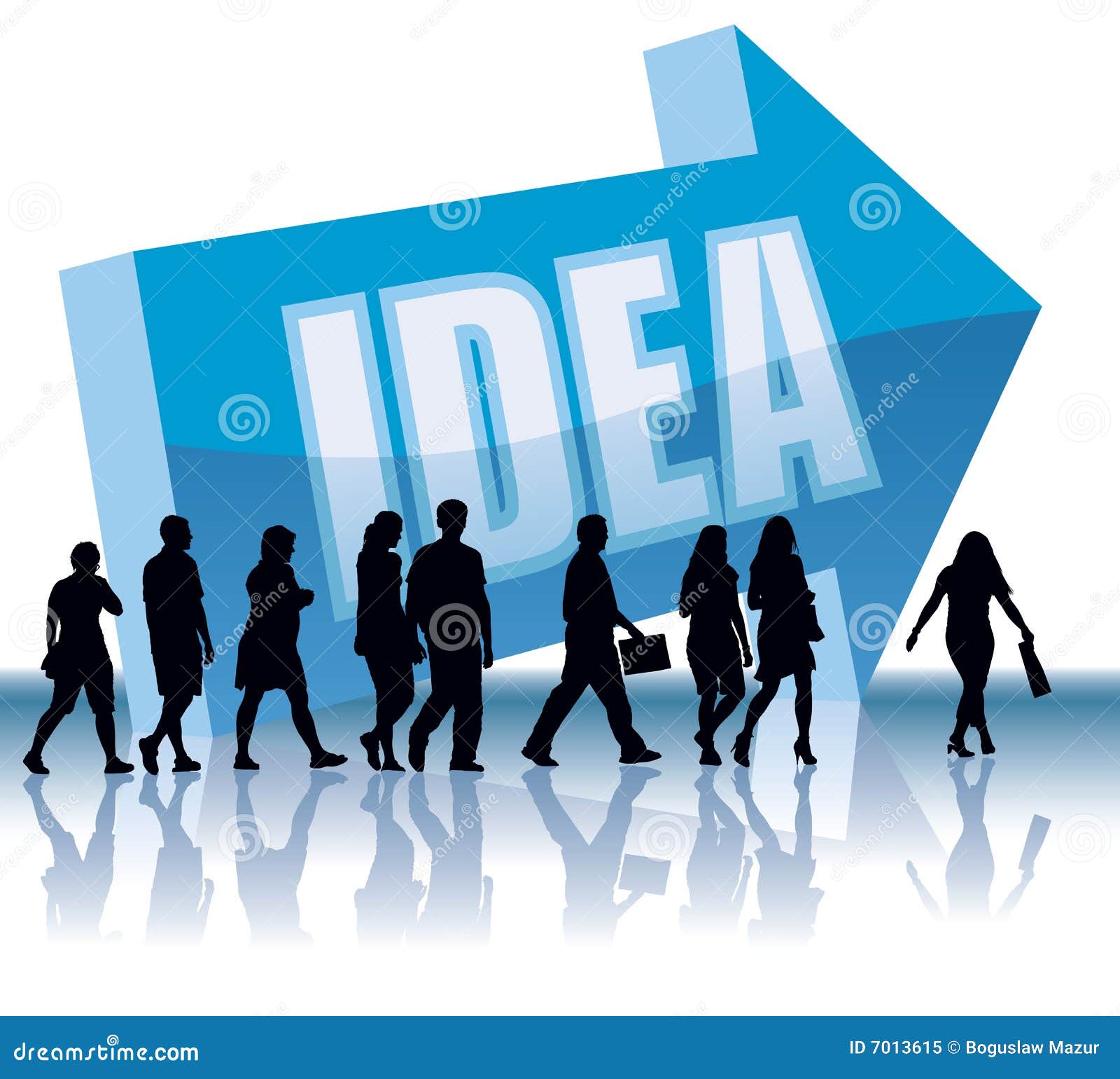 Direction - Idea stock vector. Illustration of grow, direction - 7013615