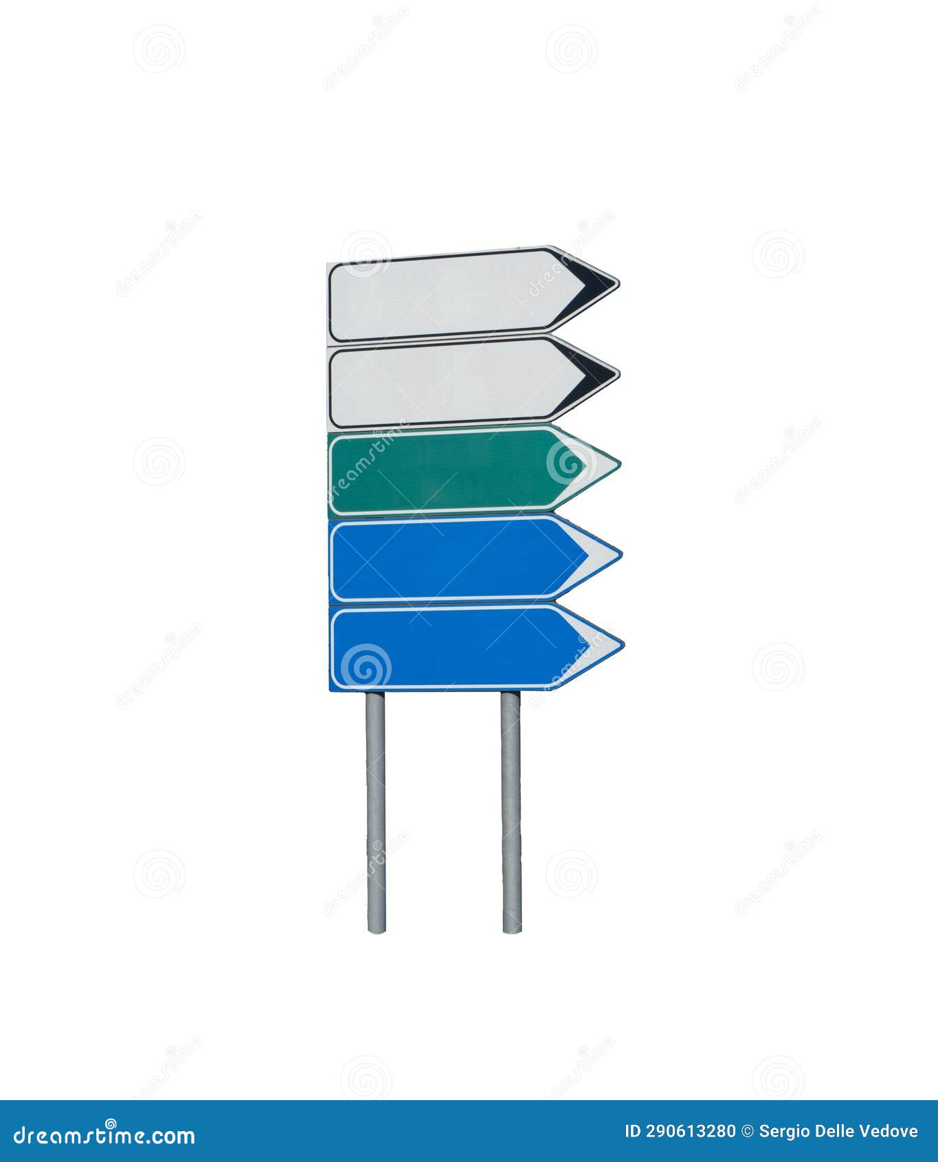 Direction Indication Road Sign Stock Photo - Image of notice, display ...