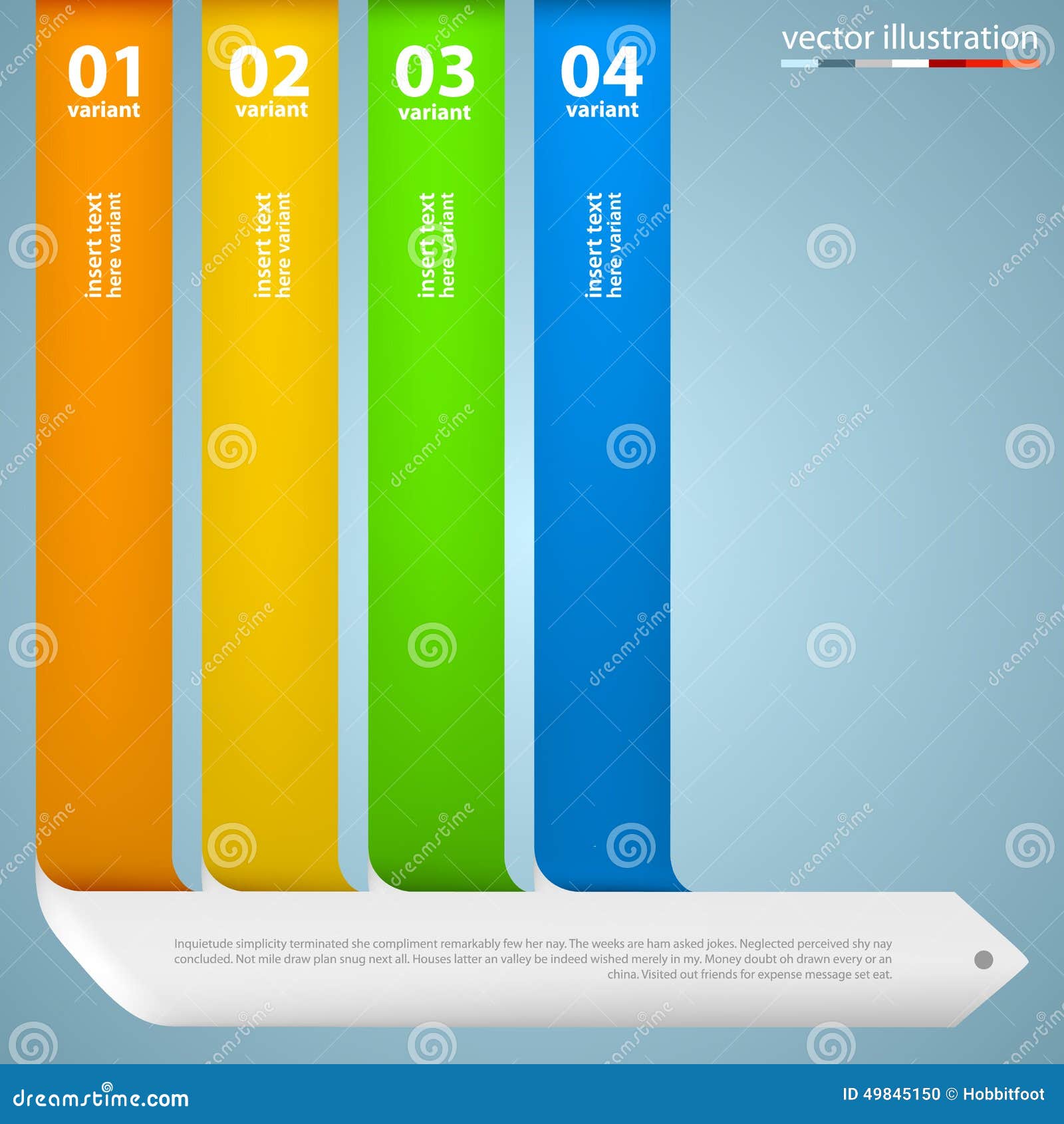 Direction list of options. stock vector. Illustration of button - 49845150