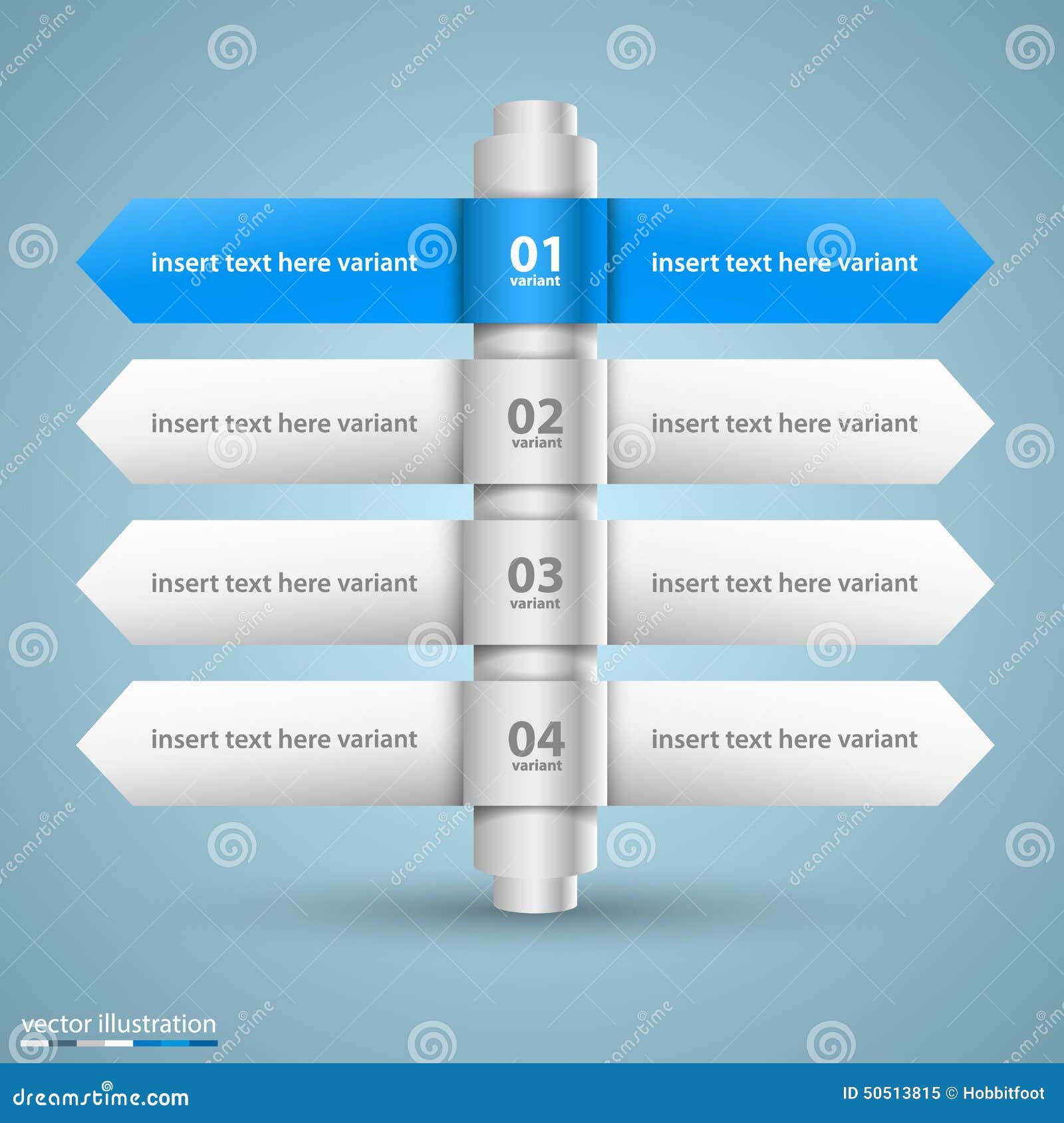 Direction List of Options Info Stock Vector - Illustration of modern ...