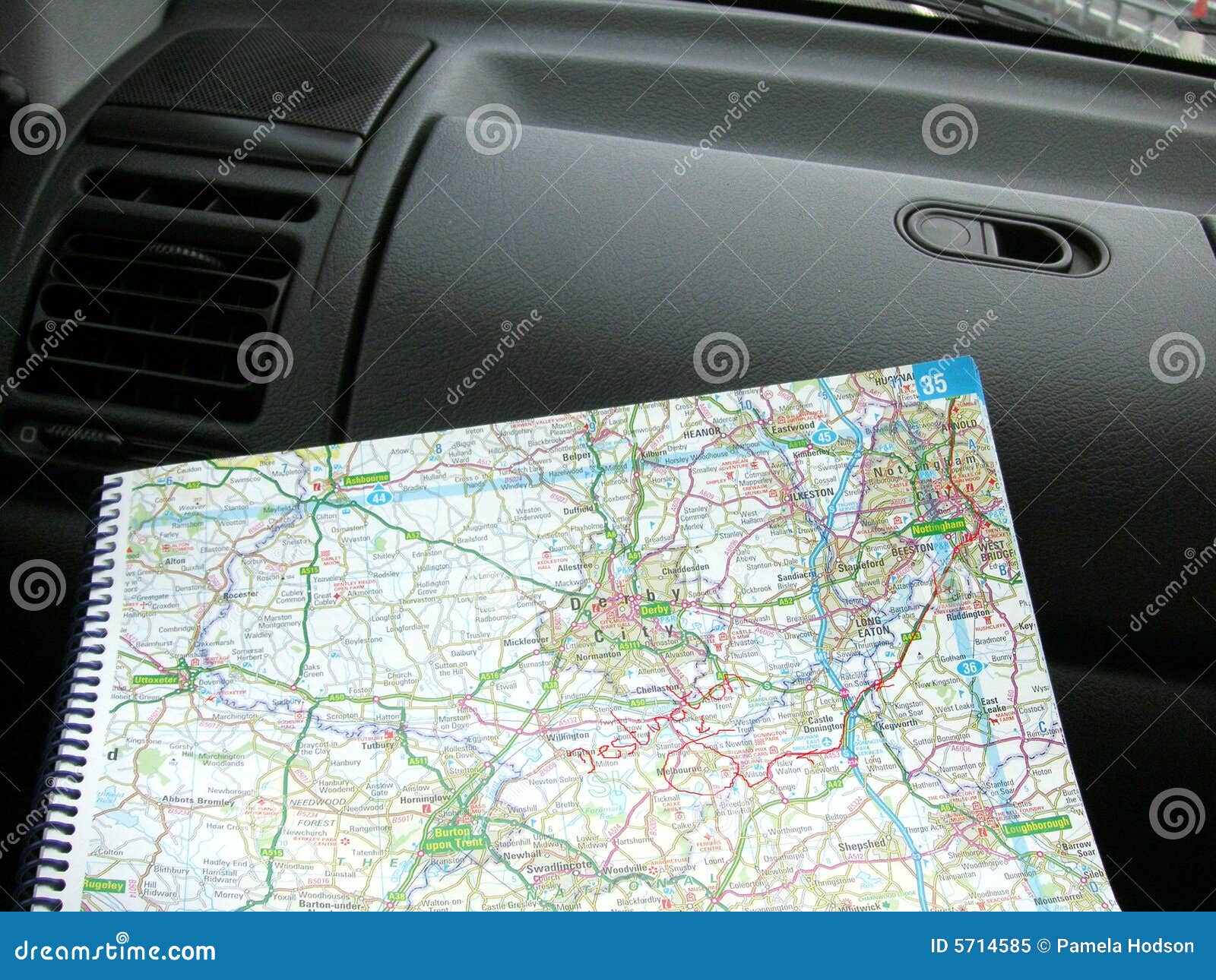 Direction on a map stock image. Image of outdoors, direction - 5714585