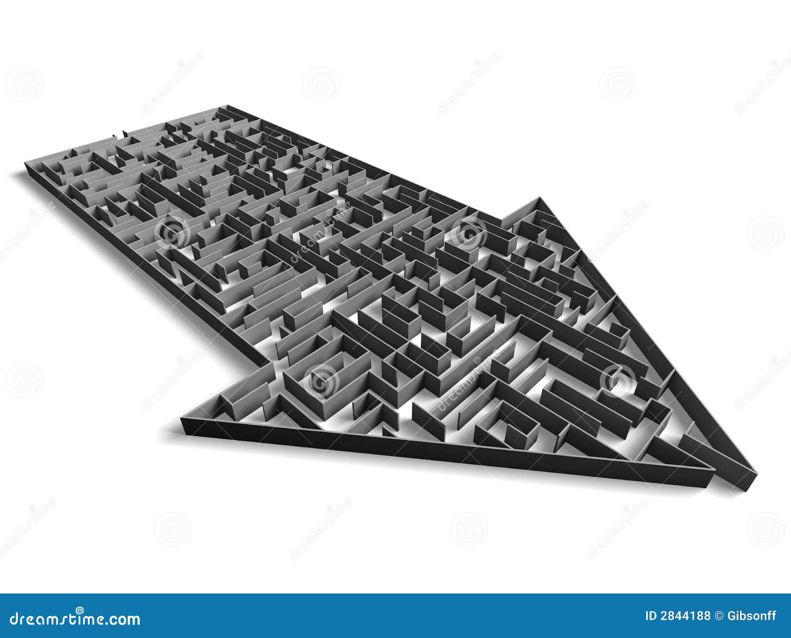 Direction Maze Stock Photography | CartoonDealer.com #2844188