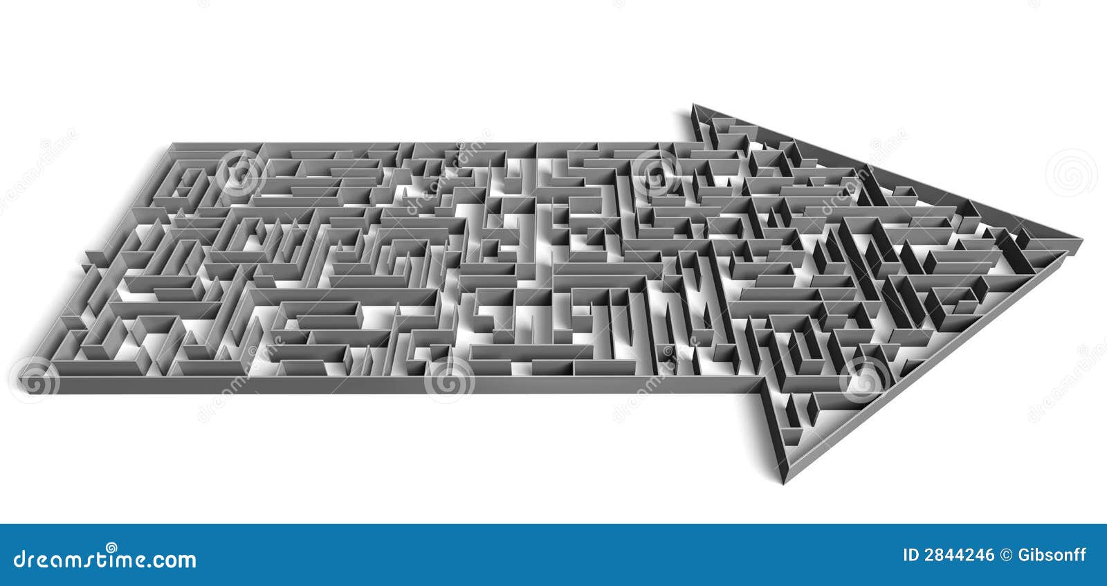 Direction Maze Stock Photography | CartoonDealer.com #2844188