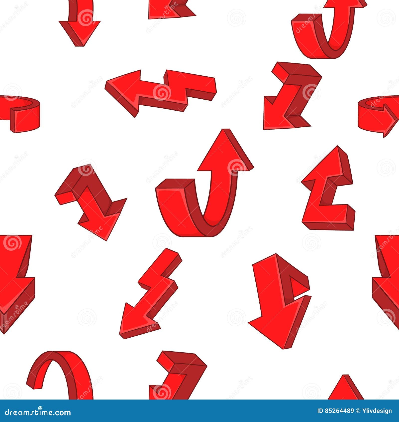 Direction Pattern, Cartoon Style Stock Vector - Illustration of modern ...