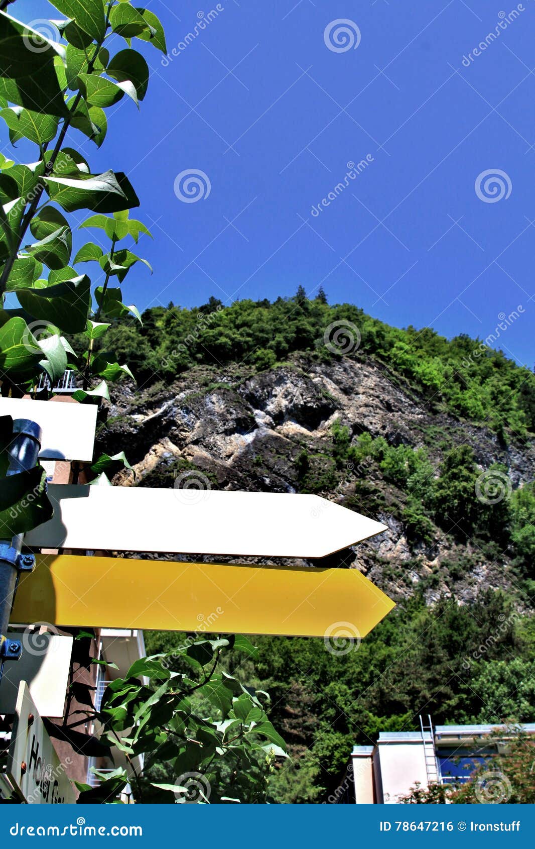 Direction Pointer without Words Stock Photo - Image of green, direction ...