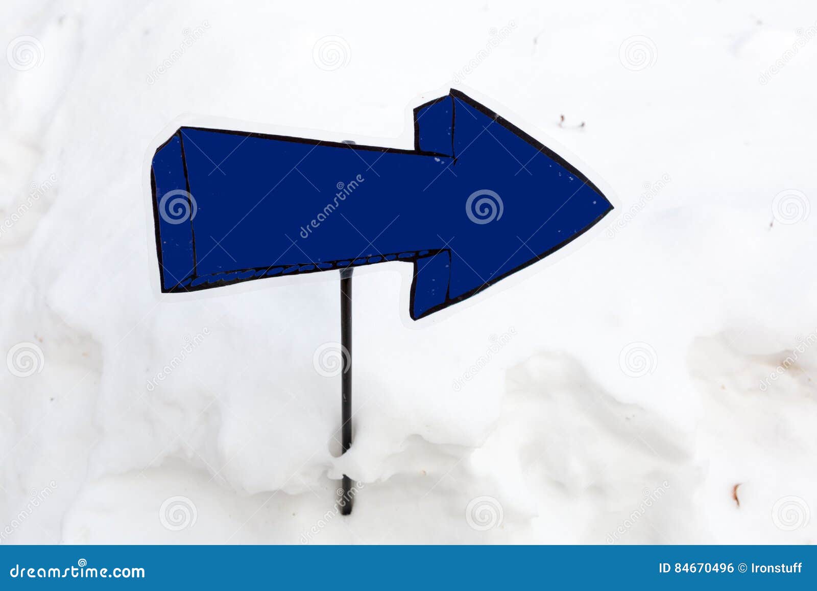 Direction Pointer without Words Stock Photo - Image of signpost ...