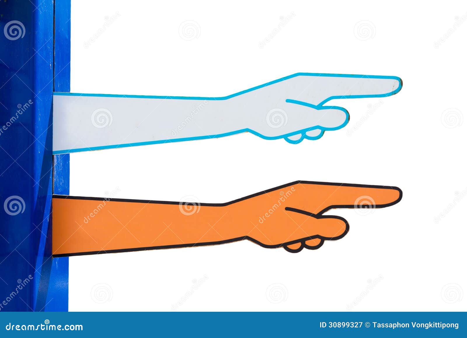 Direction Pole with Message Board , Ready for Text Labeling , Isolated ...