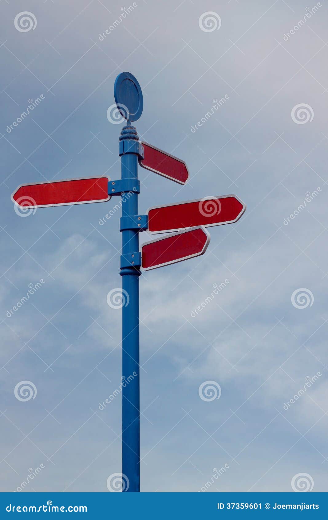 Direction Post stock image. Image of post, symbol, four - 37359601
