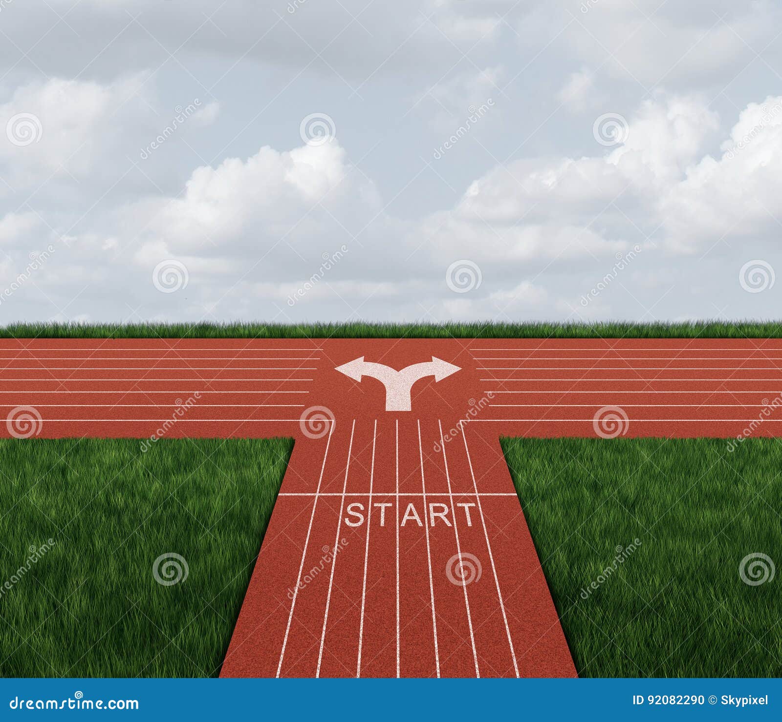 Direction Race Decision stock illustration. Illustration of dilemma ...