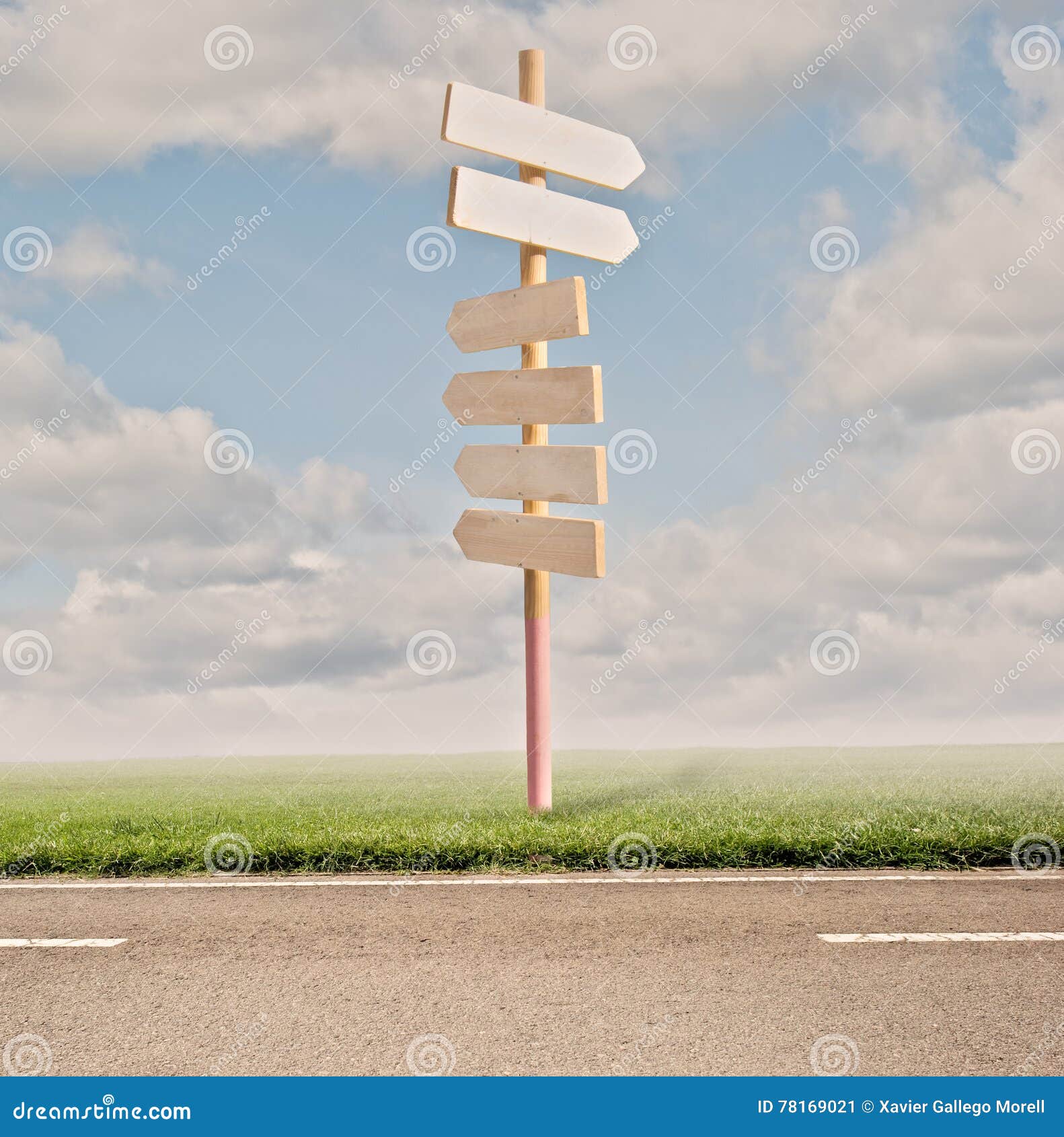 Direction road signs stock image. Image of landscape - 78169021