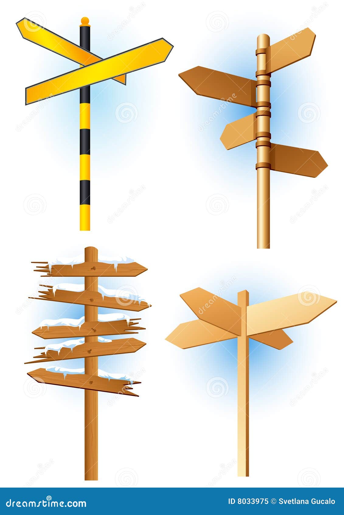 Directional Street Signs