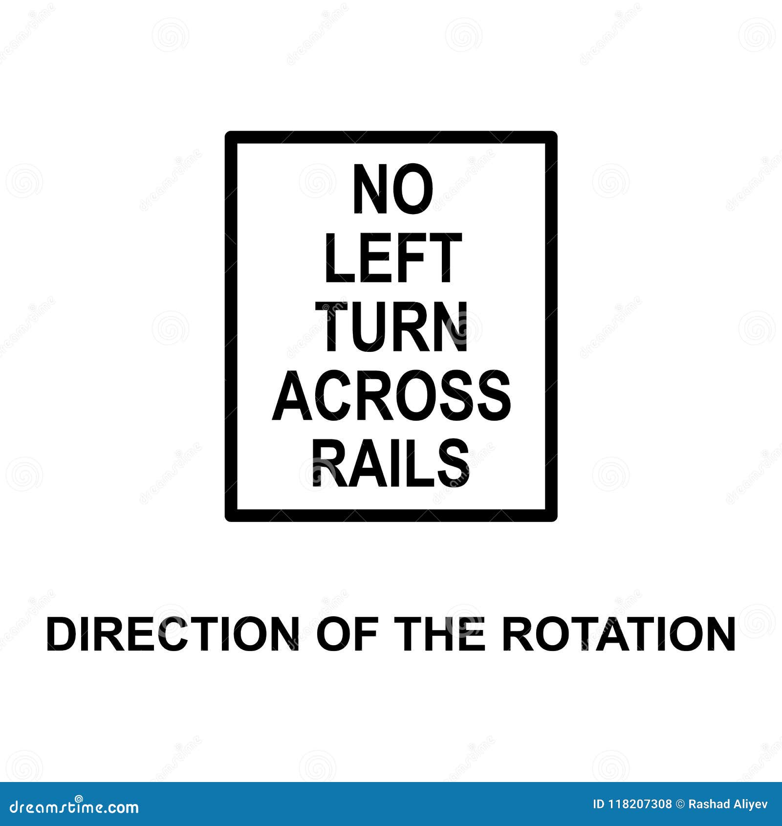 Direction of the Rotation Icon. Element of Railway Signs for Mobile ...
