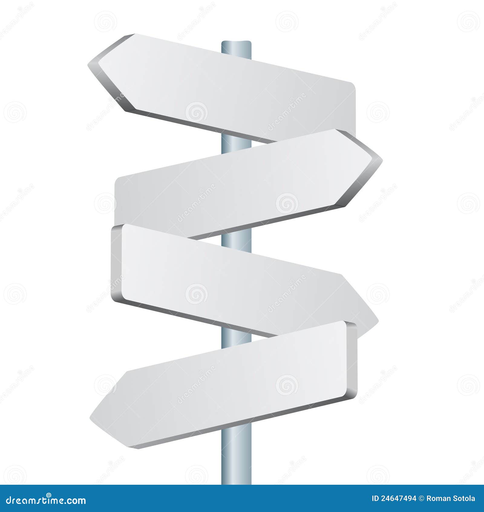 Direction sign stock vector. Illustration of directional - 24647494