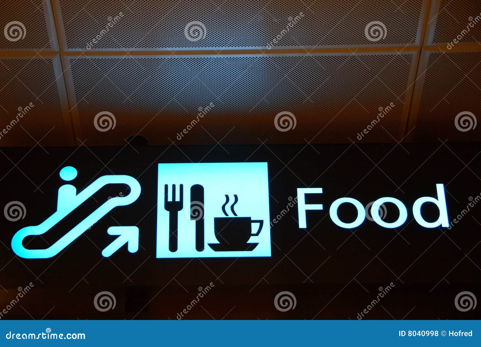 Direction Sign stock photo. Image of food, airport, gate - 8040998