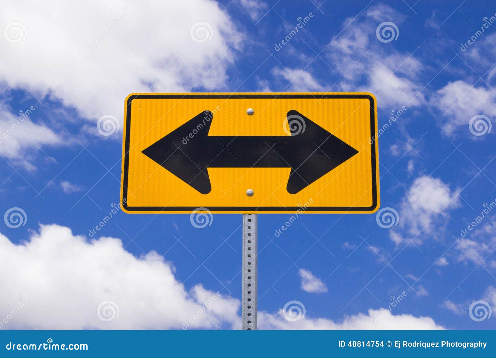 Direction sign. stock photo. Image of desert, blue, reflective - 40814754