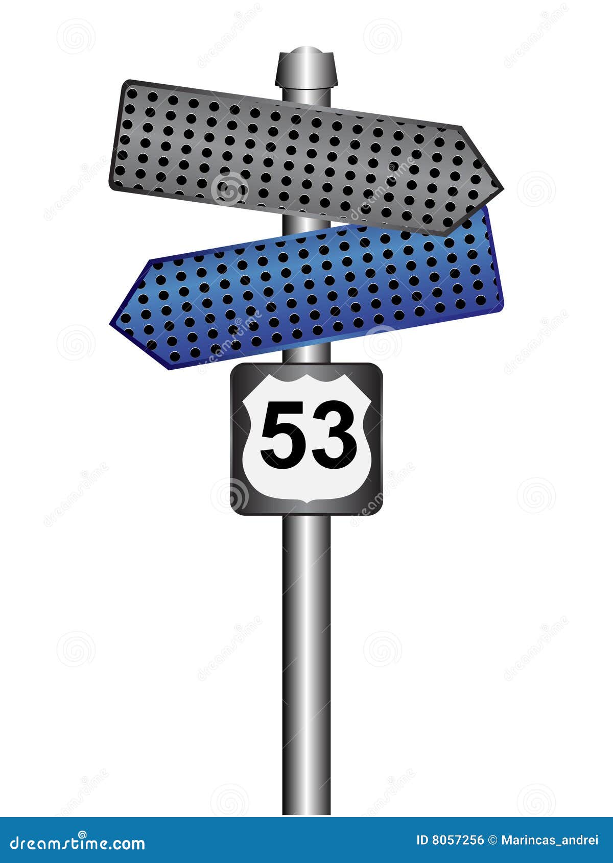 Direction Sign Metallic Texture Stock Vector - Illustration of doted ...