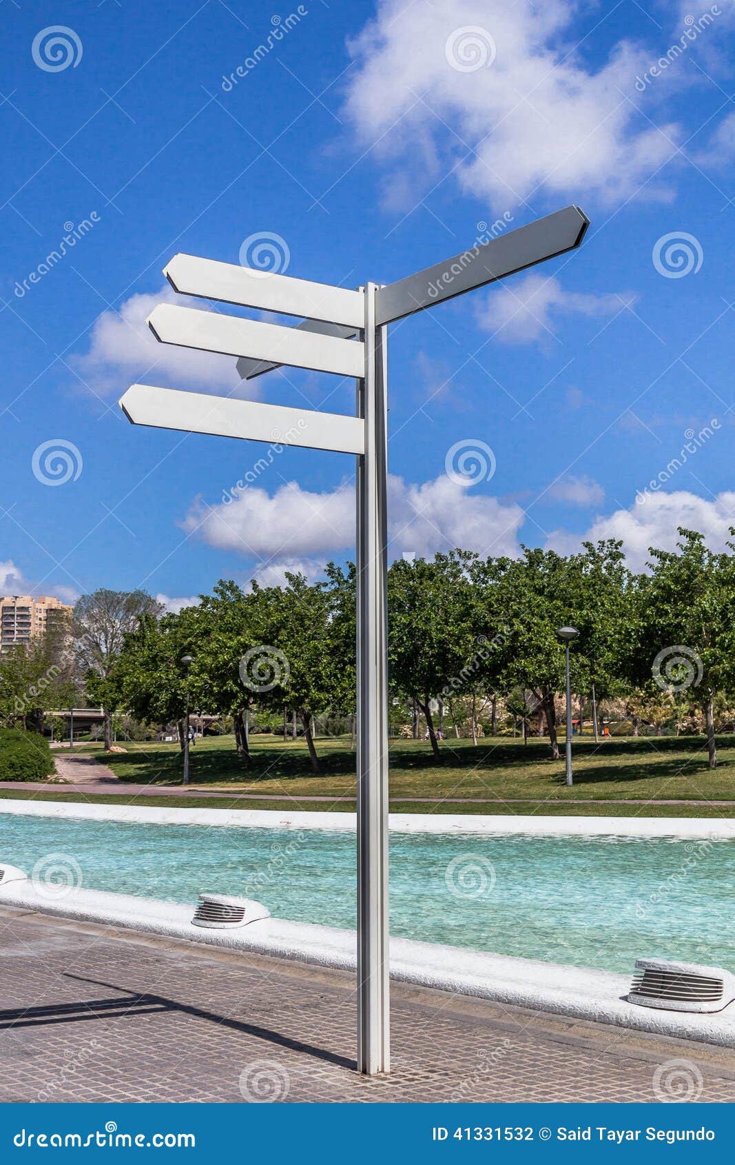 A blank directions sign stock photo. Image of empty, conceptual - 41331532