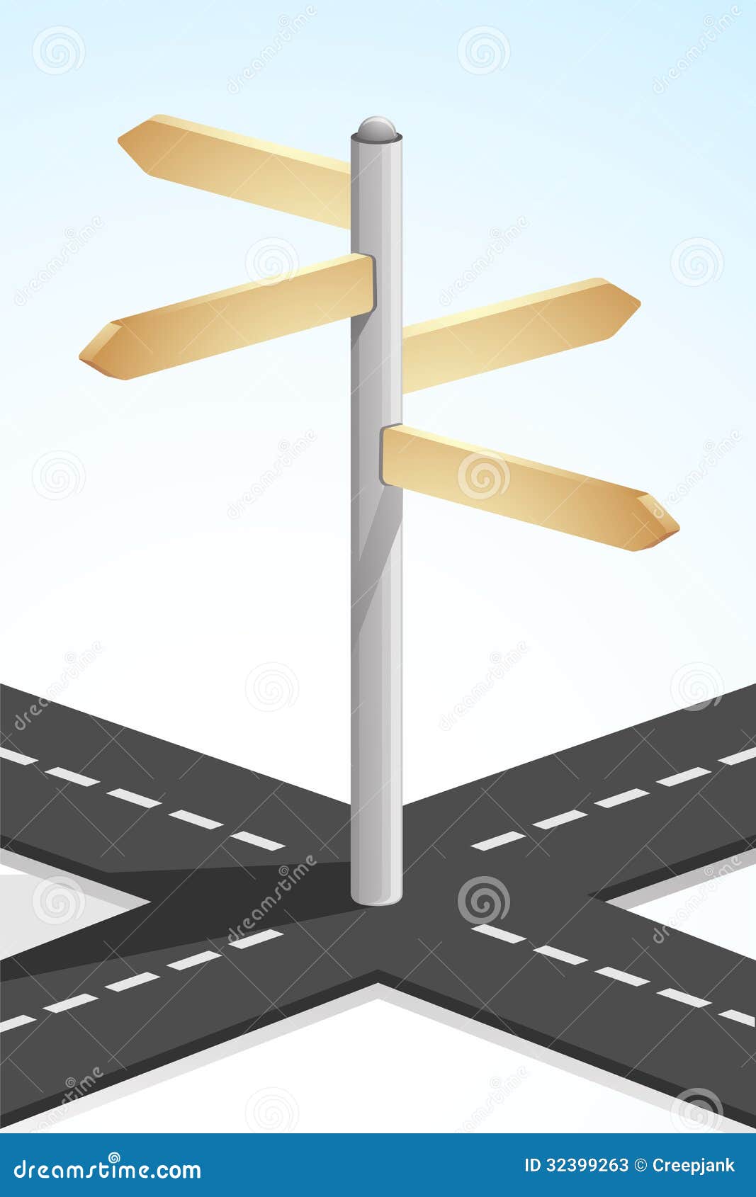 Direction sign stock illustration. Illustration of sign - 32399263