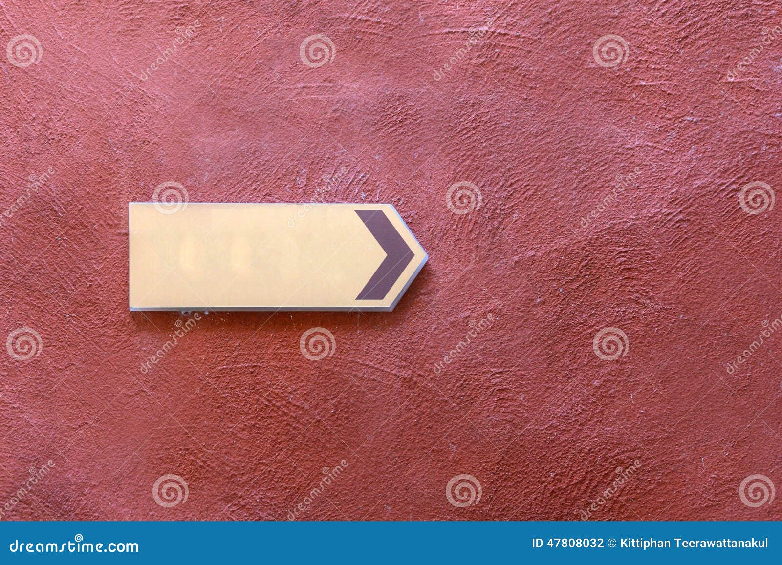 Direction Signboard on Stone Wall Stock Photo - Image of signpost ...