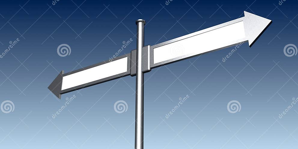 DIRECTION SIGNS stock illustration. Illustration of model - 1013499