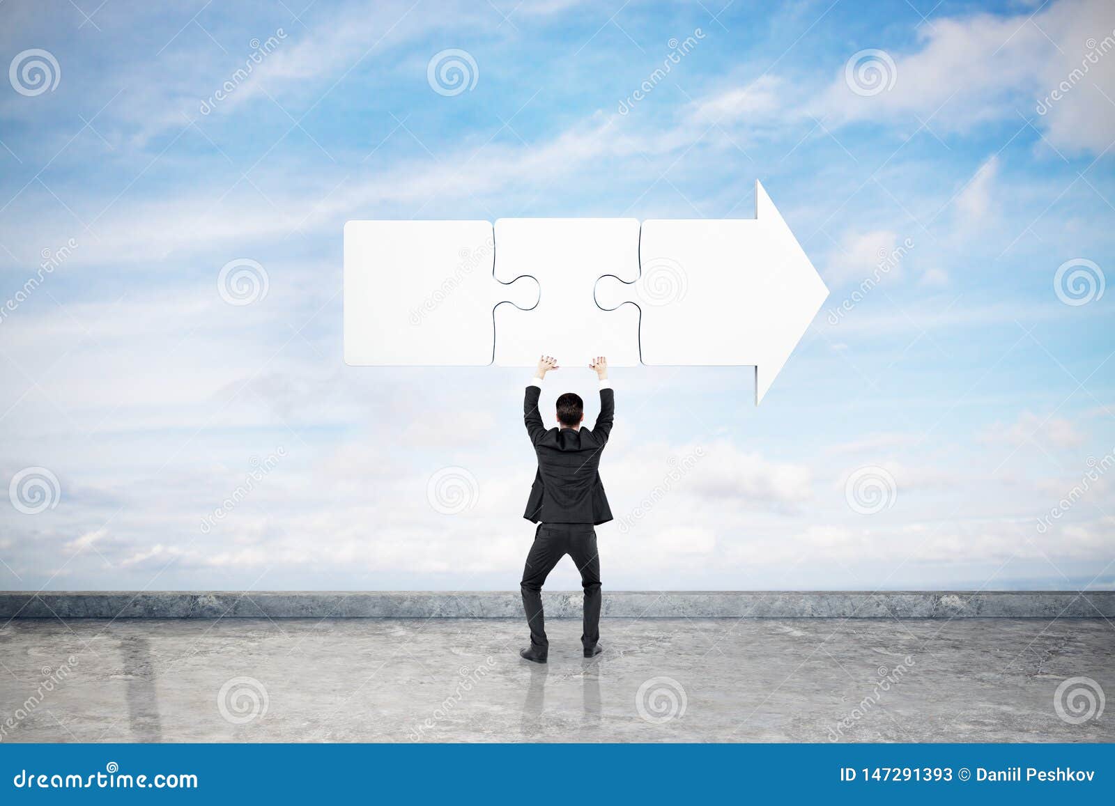 Direction and Solution Concept Stock Illustration - Illustration of ...