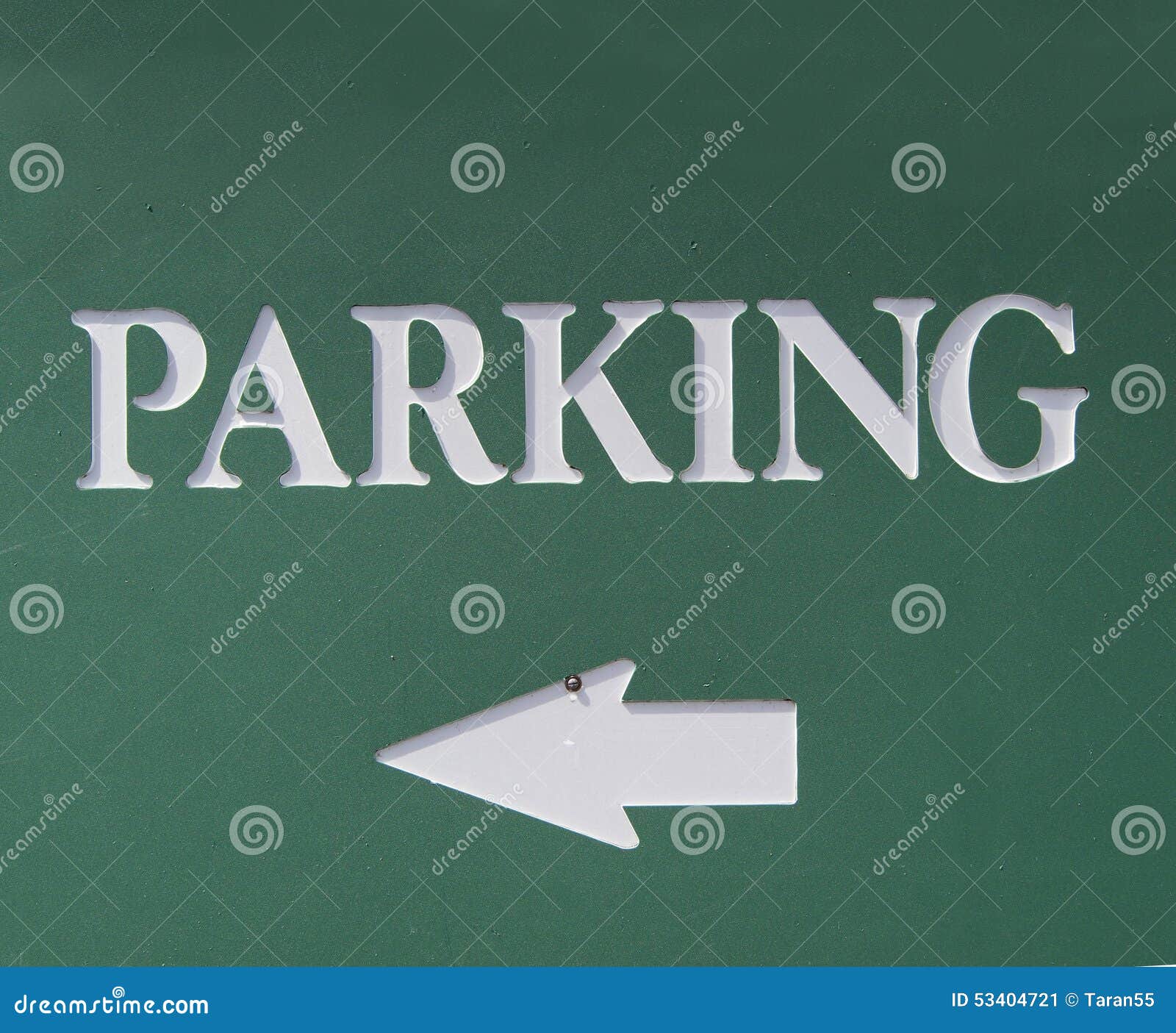 Direction to the parking stock image. Image of business - 53404721
