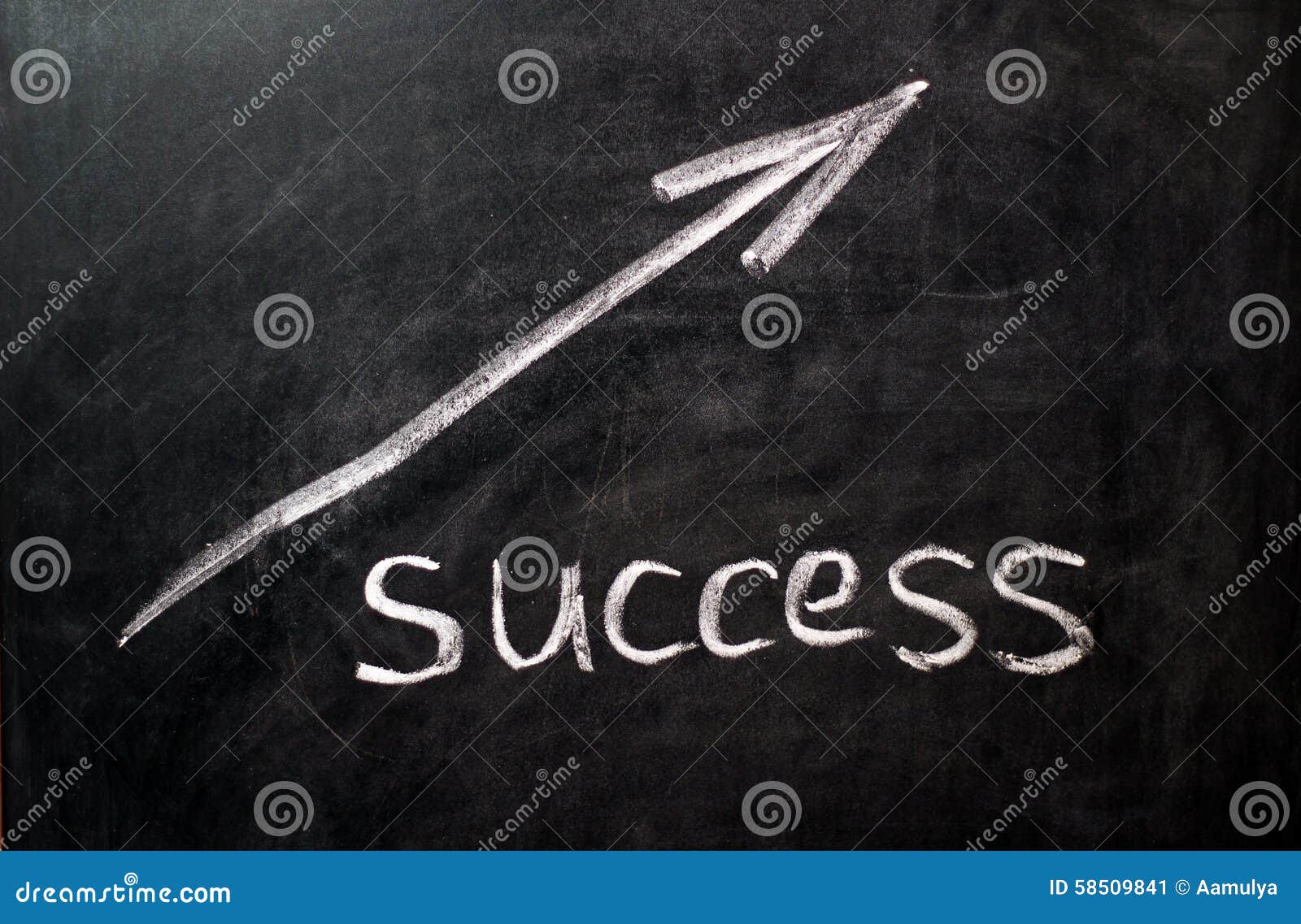 Direction To Success on a Black Chalkboard Stock Image - Image of chalk ...