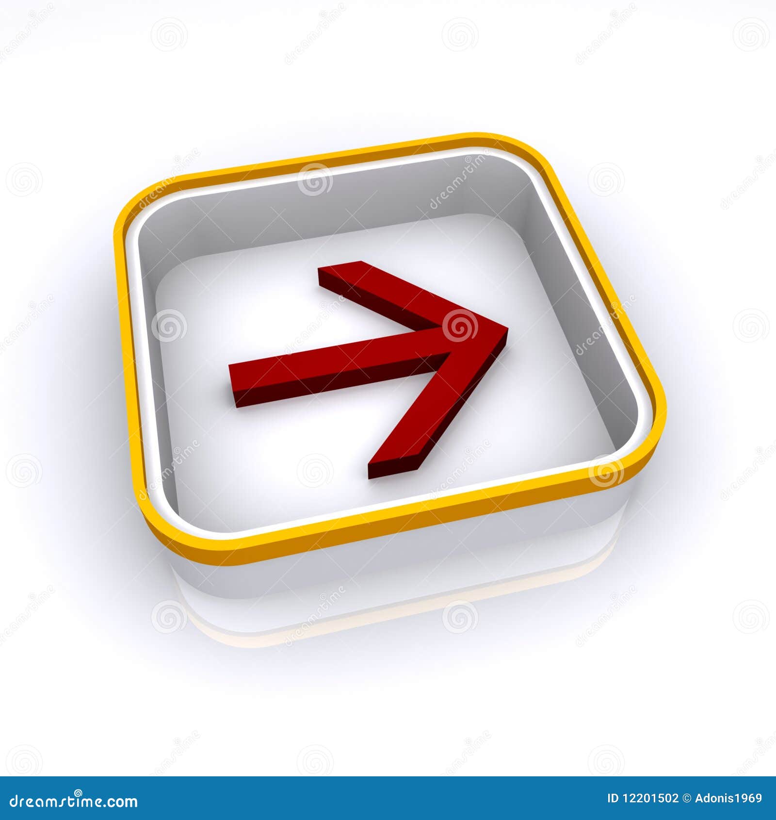 Directional arrow button stock illustration. Illustration of design ...