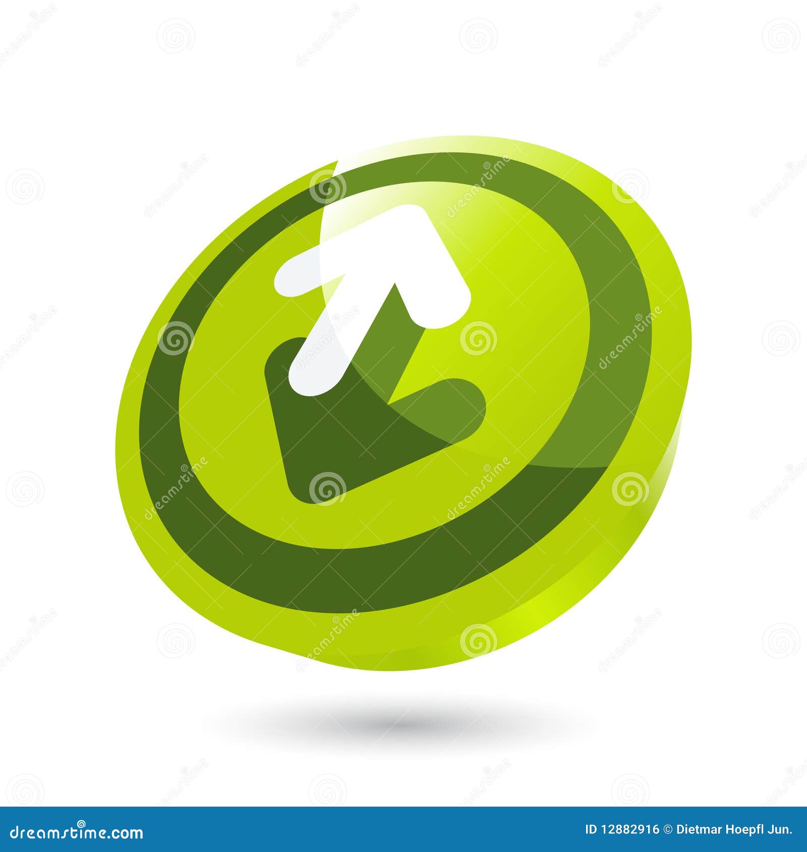 Directional Arrow Button Vector Illustration | CartoonDealer.com #12882916