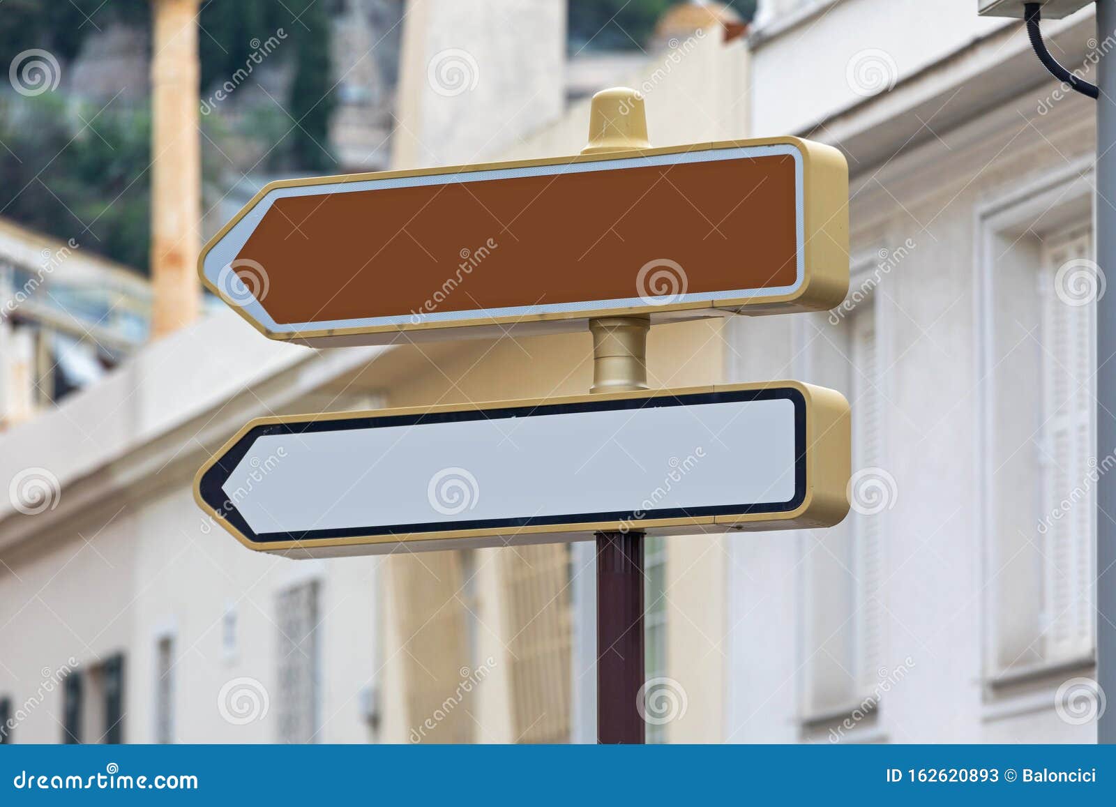 Directional Pole stock image. Image of information, arrow - 162620893