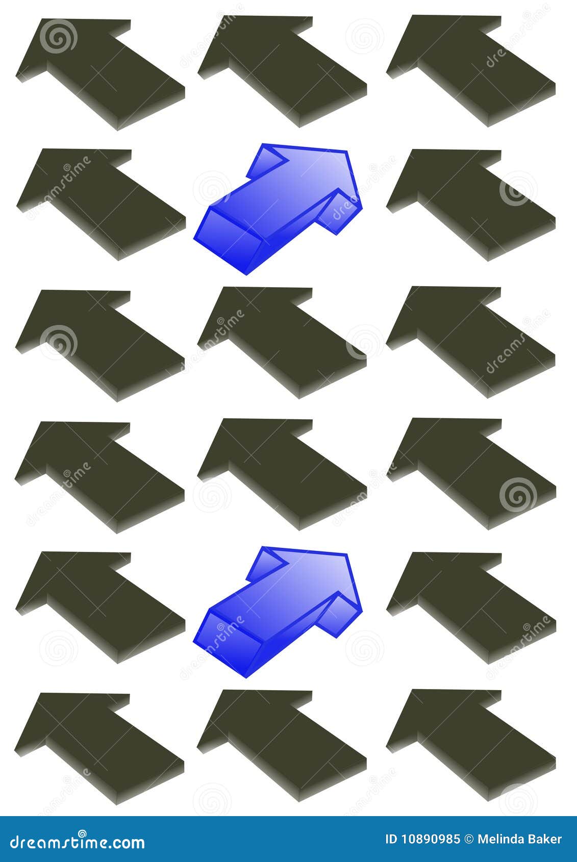 Directional Arrows stock illustration. Illustration of link - 10890985