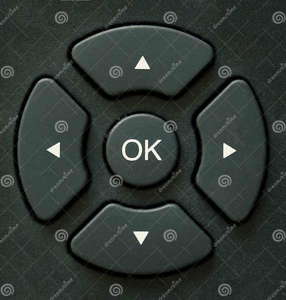 Directional buttons stock photo. Image of black, control - 17153436