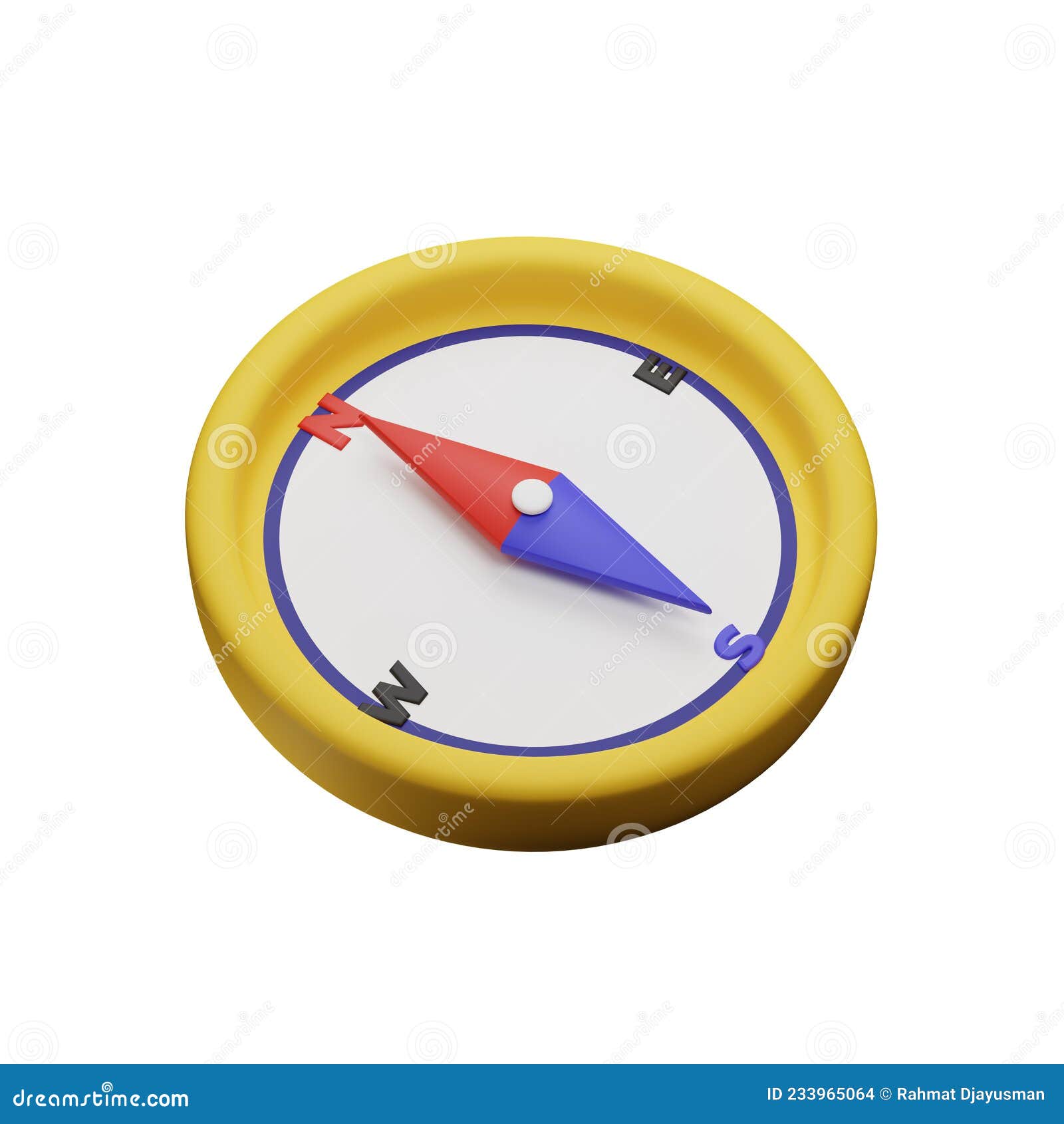 Directional Compass Design Illustration Stock Illustration ...