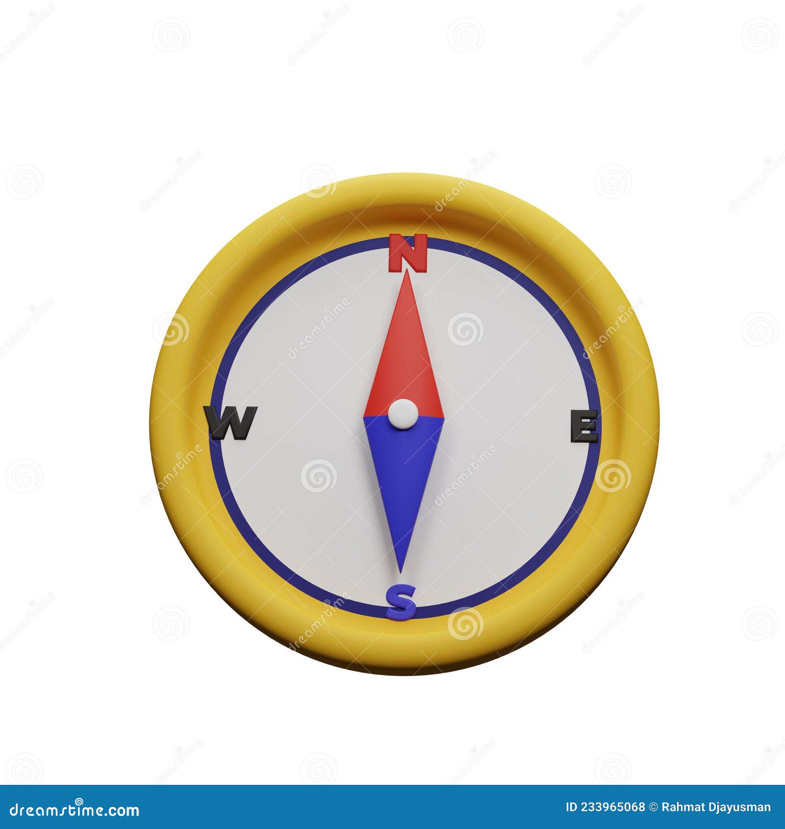 Directional Compass Design Illustration Stock Illustration ...