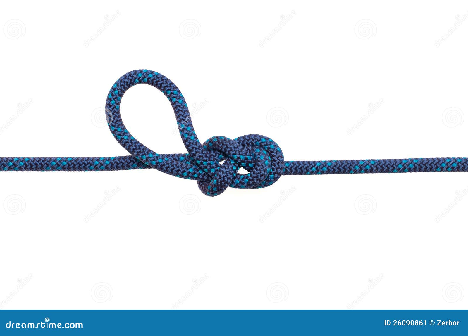 Directional Figure Eight Loop Stock Image - Image of cord, rope: 26090861