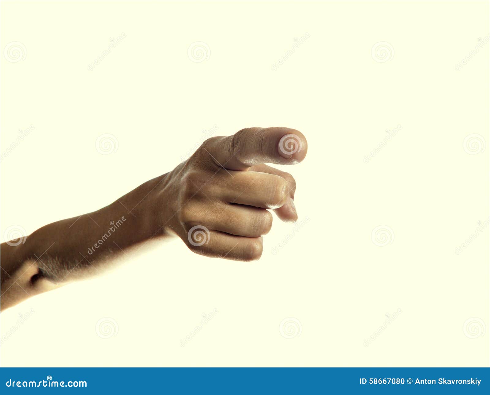 Directional finger stock photo. Image of force, indicating - 58667080