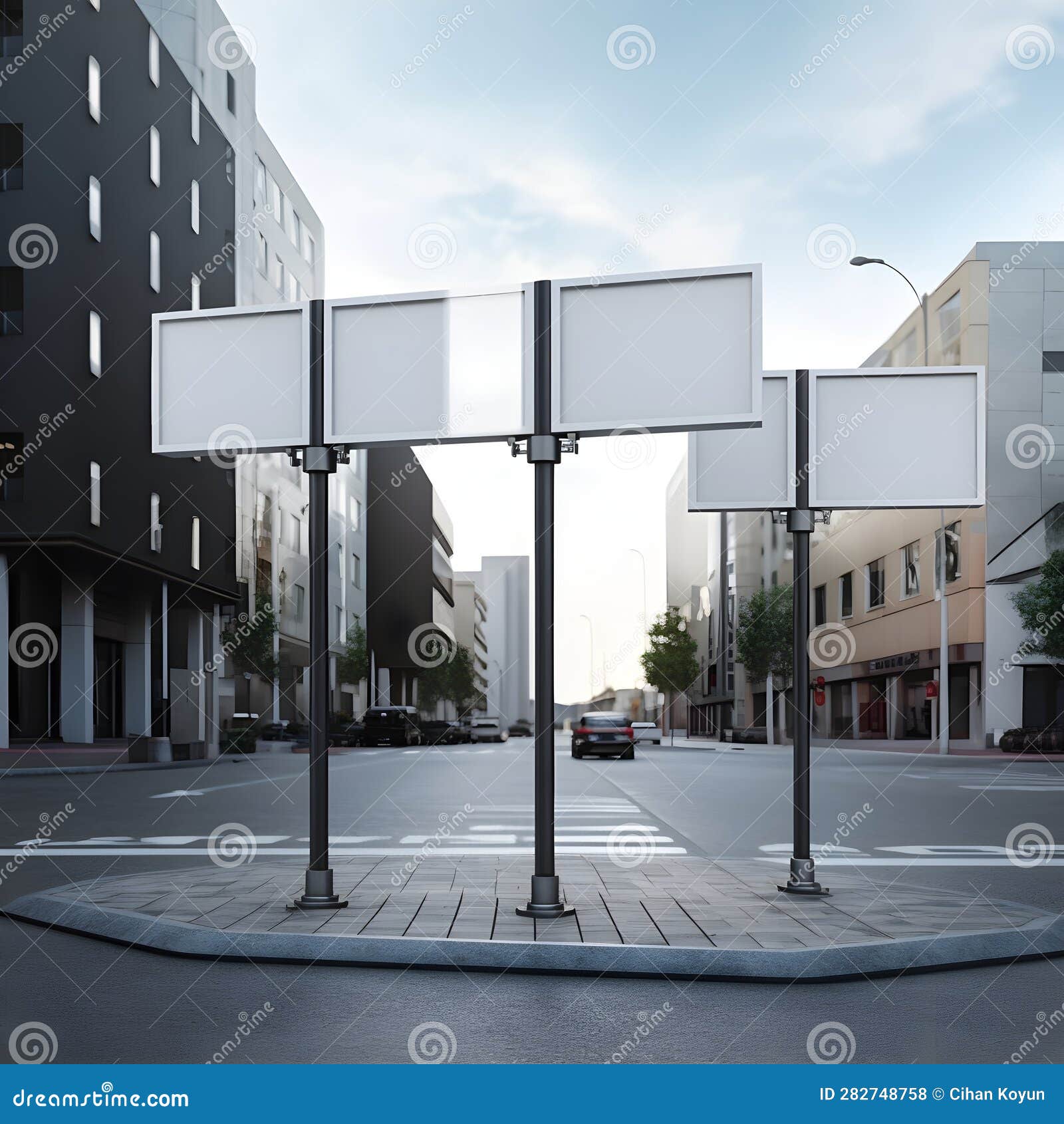 Directional Guidance from Well-constructed Signposts Stock Illustration ...