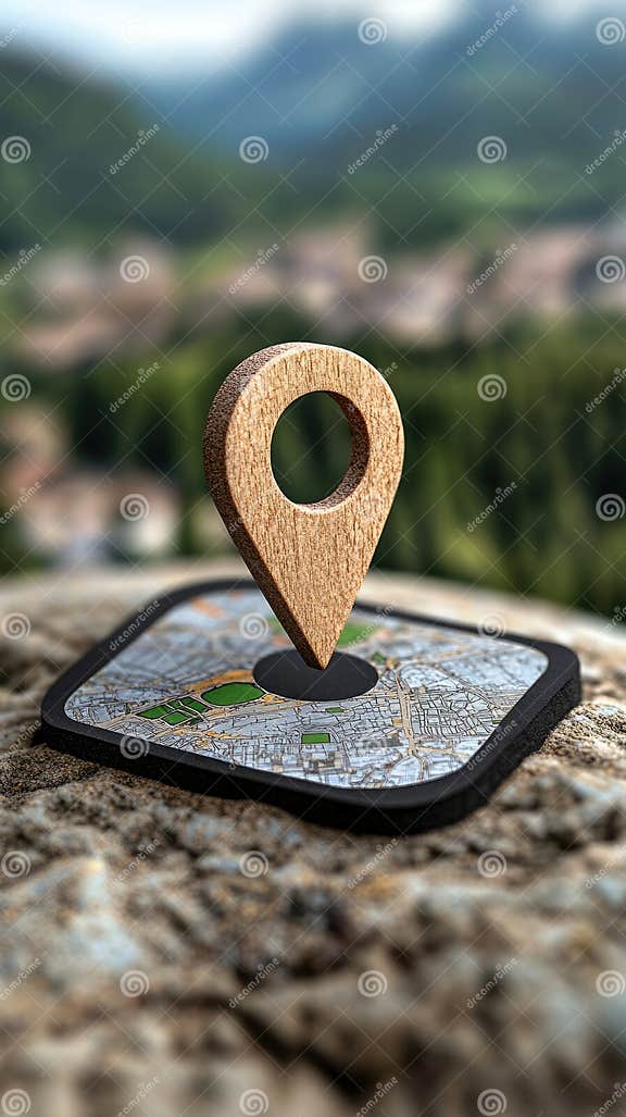 Directional Guide Gps Navigation Pointer Symbol On Display Precise Location Tracking