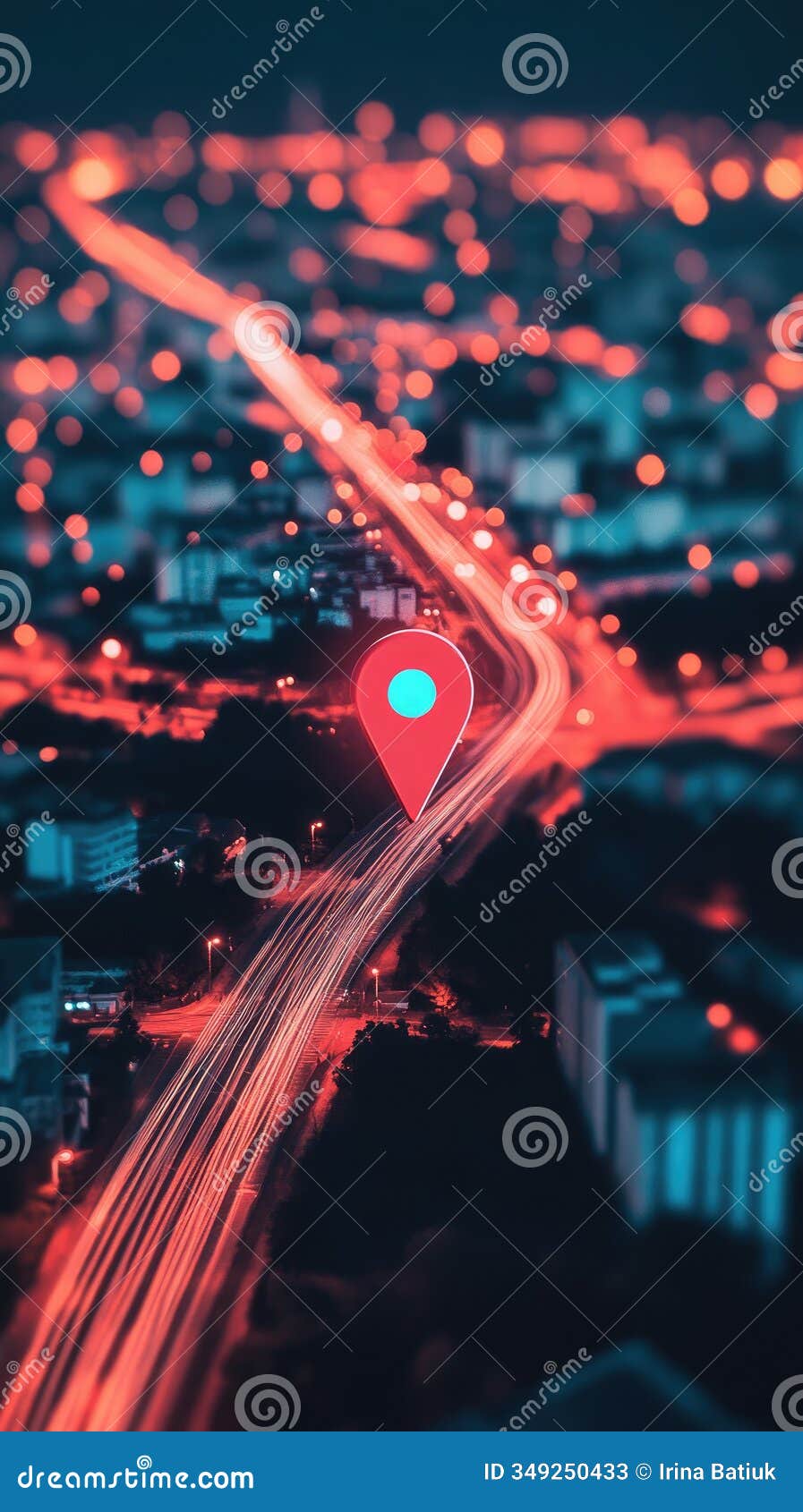 Directional Guide Gps Navigation Pointer Symbol On Display Precise Location Tracking