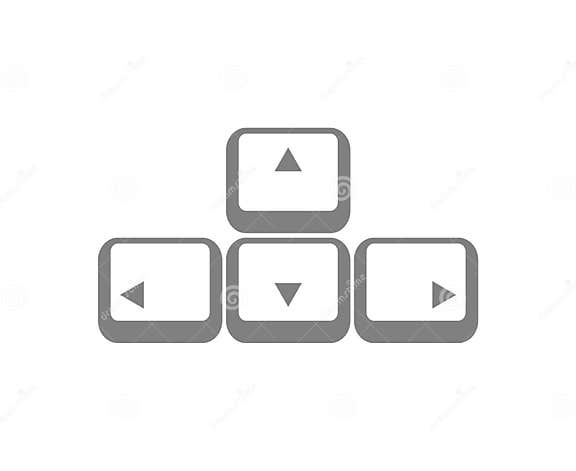 Directional Keyboard Buttons Stock Vector - Illustration of icon ...