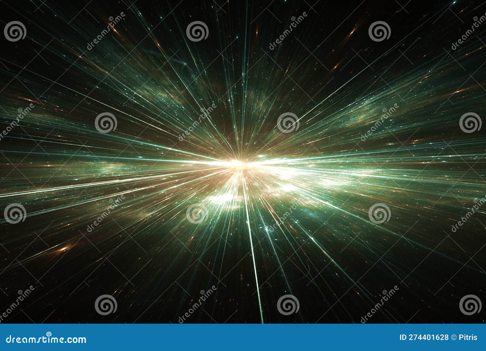 Directional Movement of Electrically Charged Particles Stock ...